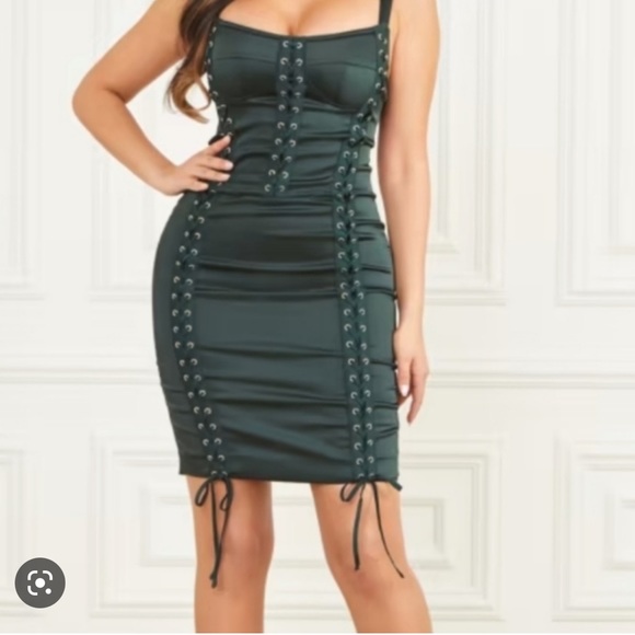 Marciano | Dresses | Marciano Renaissance Lace Up Corset Bustier Tie Up ...